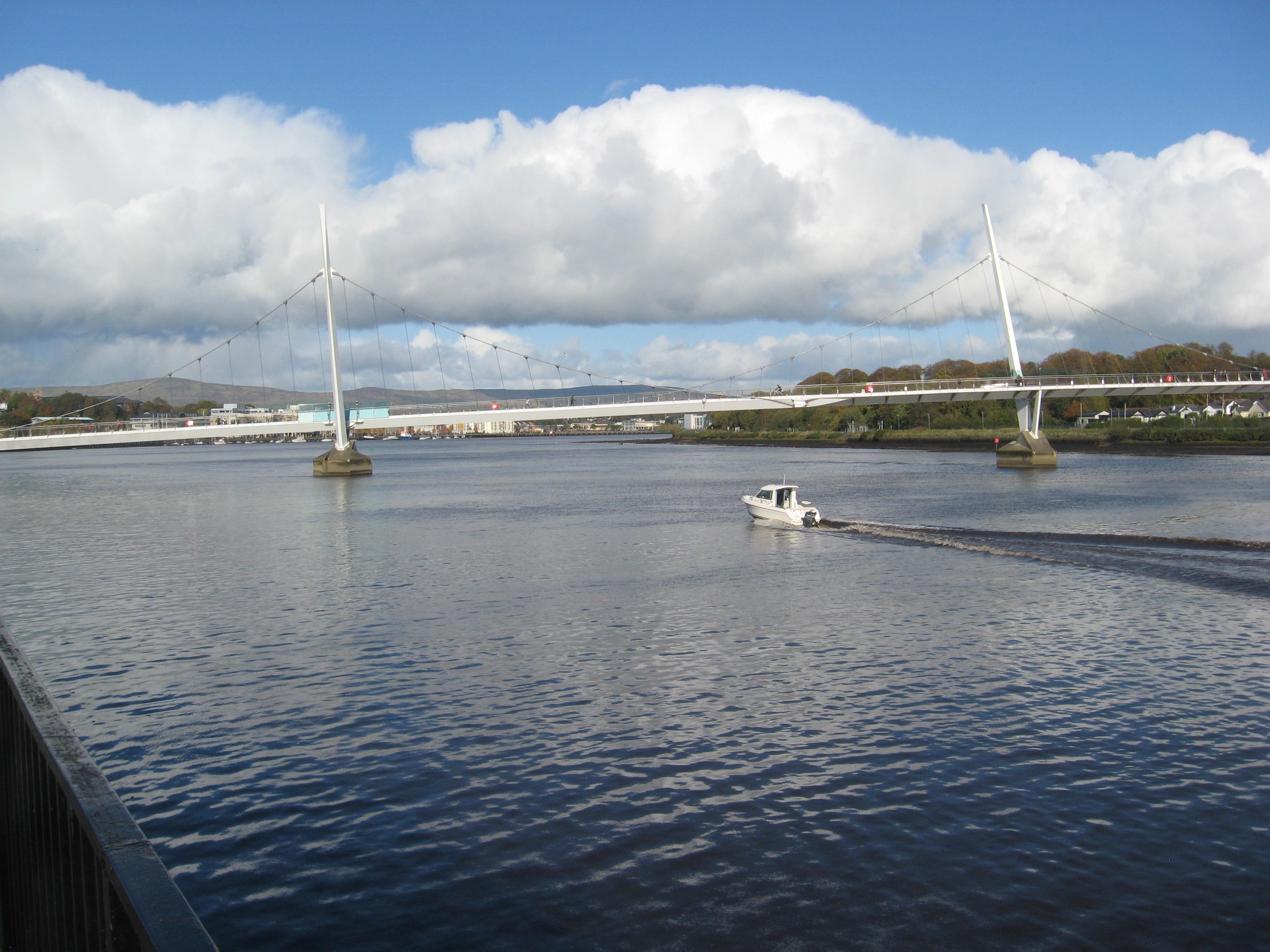 The Peace Bridge Crossing The River Foyle – Watching the Daisies