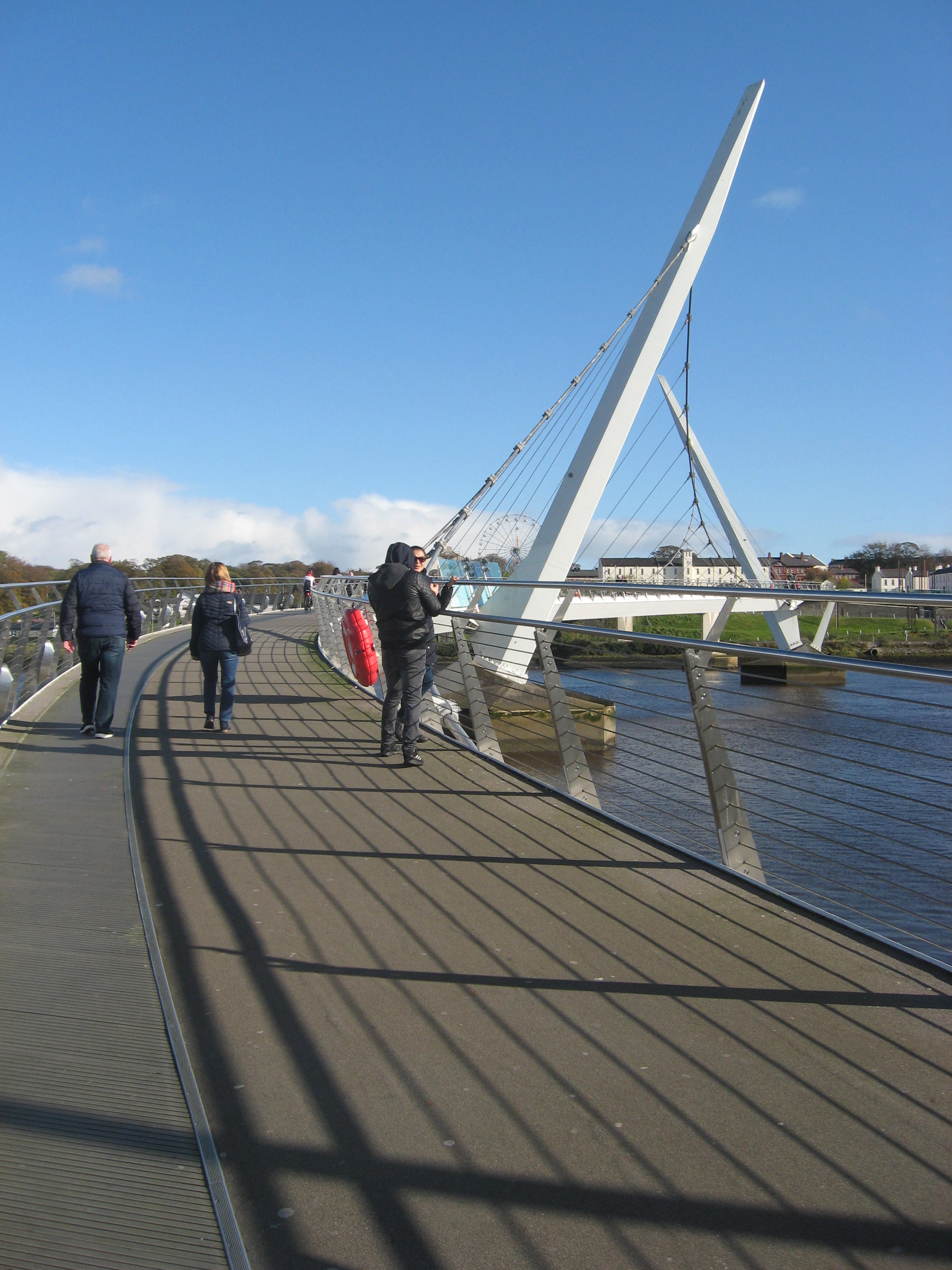 The Peace Bridge Crossing The River Foyle – Watching the Daisies